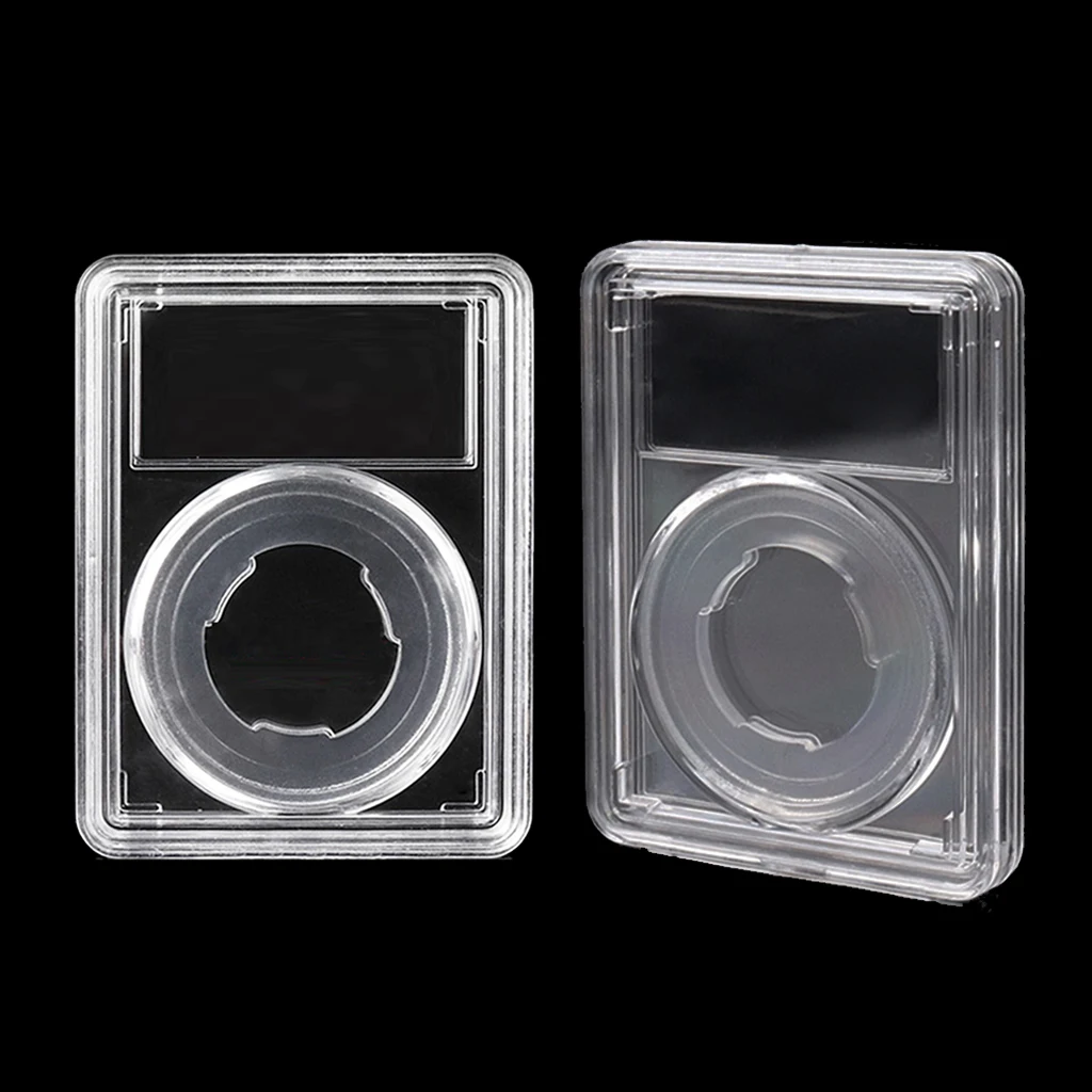 10Pcs-Transparent-Acrylic-Coin-Display-Slab-Coin-Storage-Case-Box-for ...