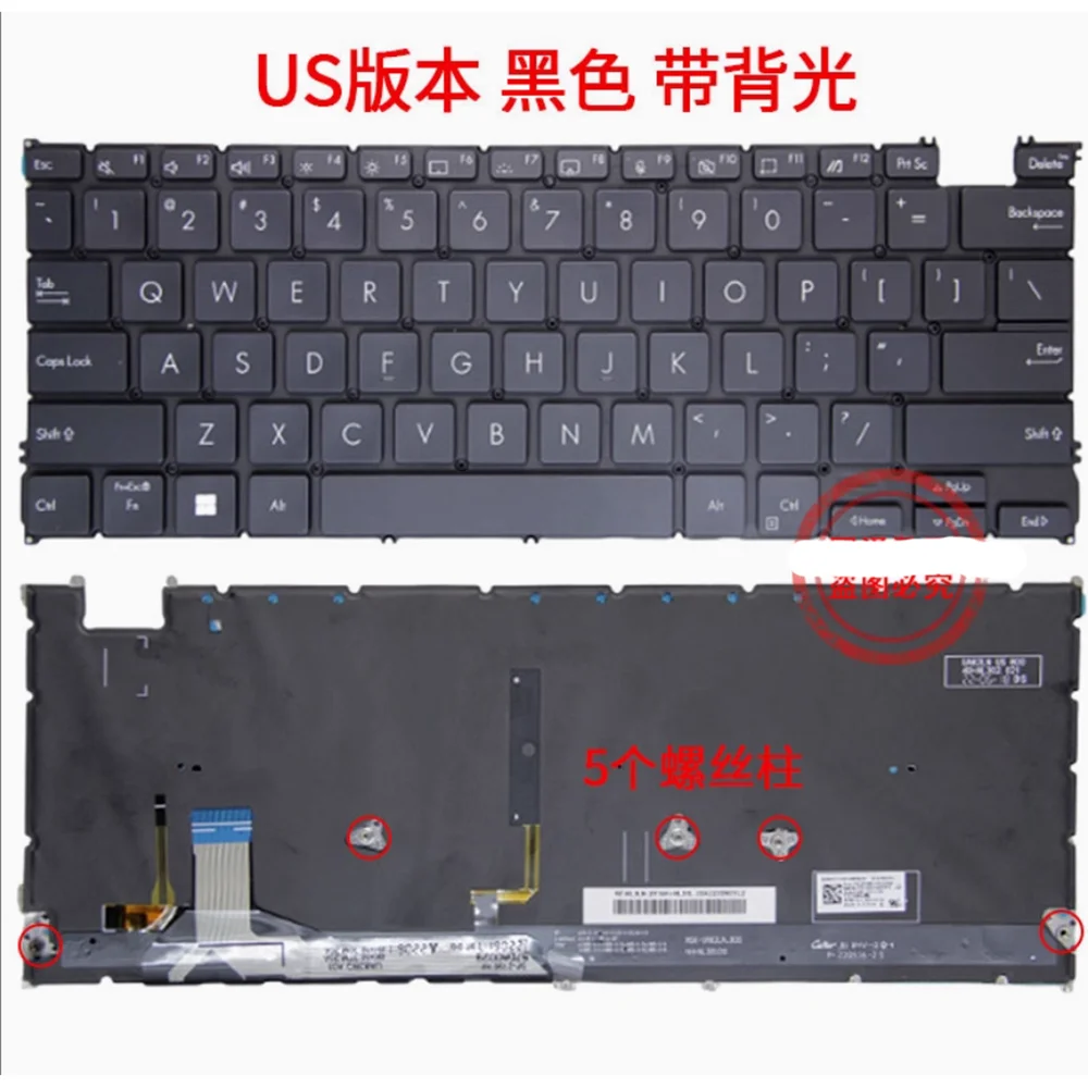 US Layout for ASUS Zenbook S13 X13 UM5302T Q409ZA UM5302LA UM5302TA ...