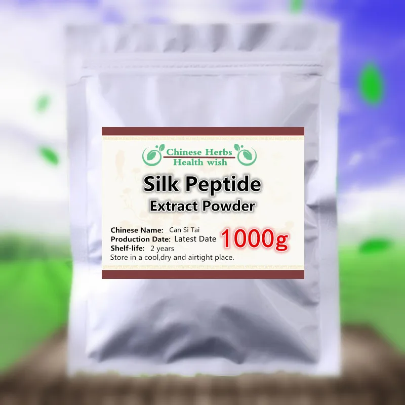 50-1000g-High-Quality-Silk-Peptide-Extract-Powder-Silk-Amino-Acid-Silk ...