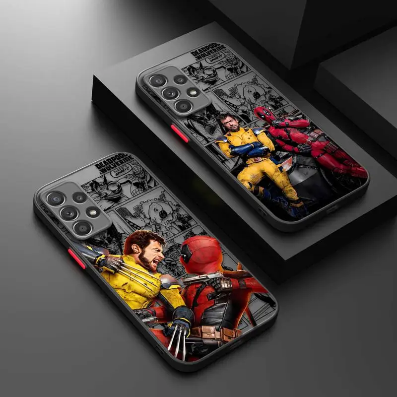 Marvel-Deadpool-And-Wolverine-Matte-Phone-Case-for-Samsung-Galaxy-A55 ...