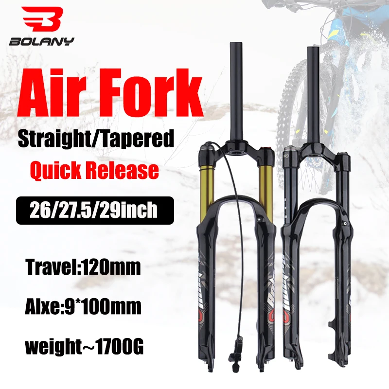 Bolany-MTB-Oil-Air-Suspension-FrontForkMagnesium-Alloy-Shock-Absorber ...