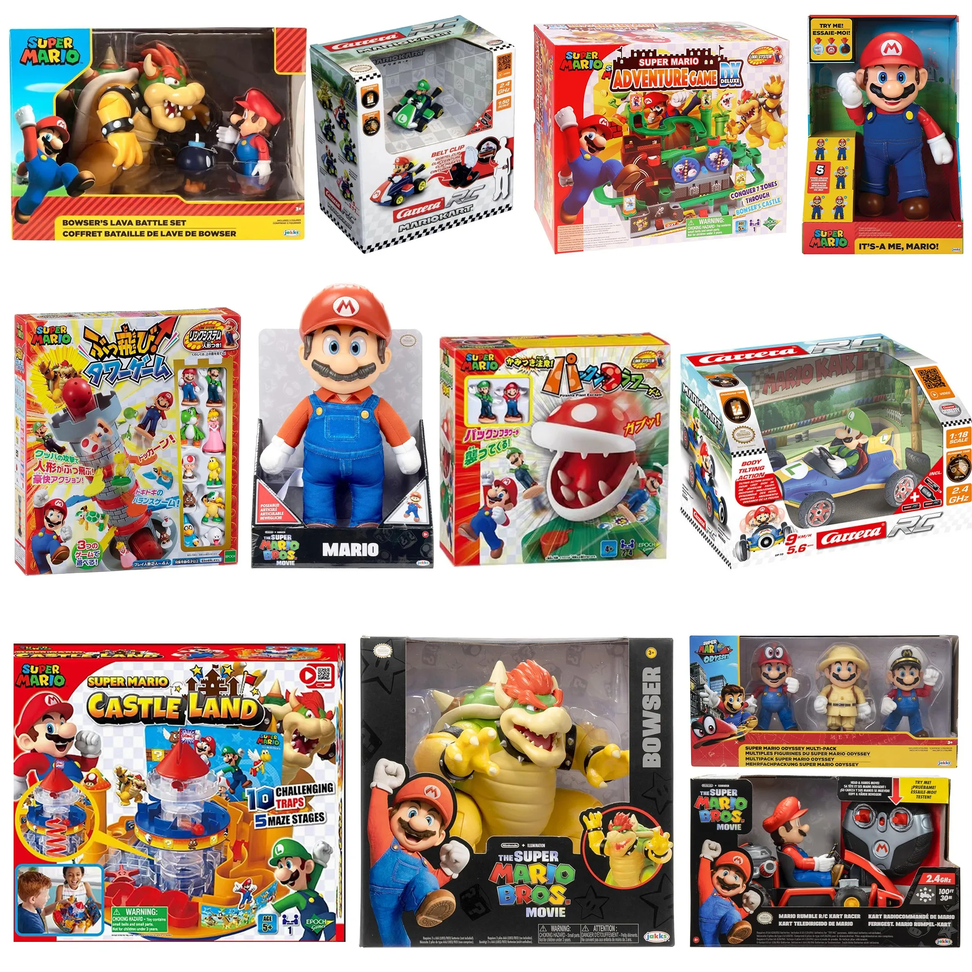 Figura de Ação Colecionável Original do Filme Super Mario Bros, Carrera ...