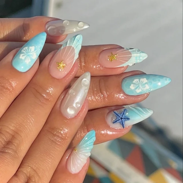 Almond Nails Designs 2024