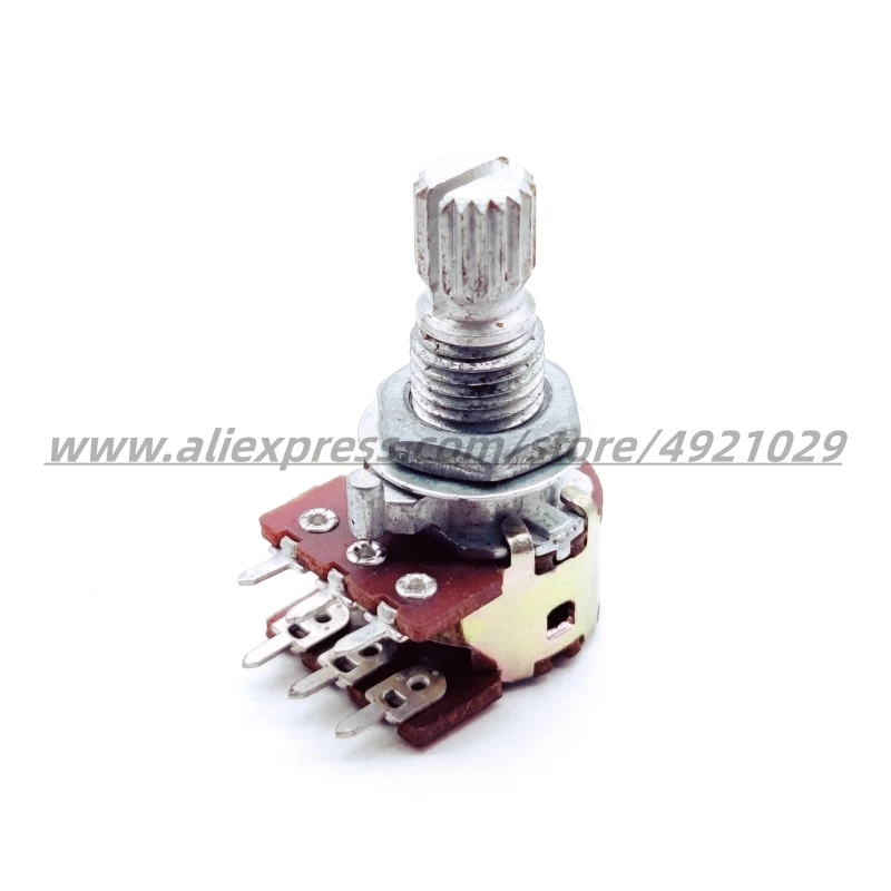 2PCS 12 Type A10K A103 6-Pins Stereo Channel Potentiometer Flower ...