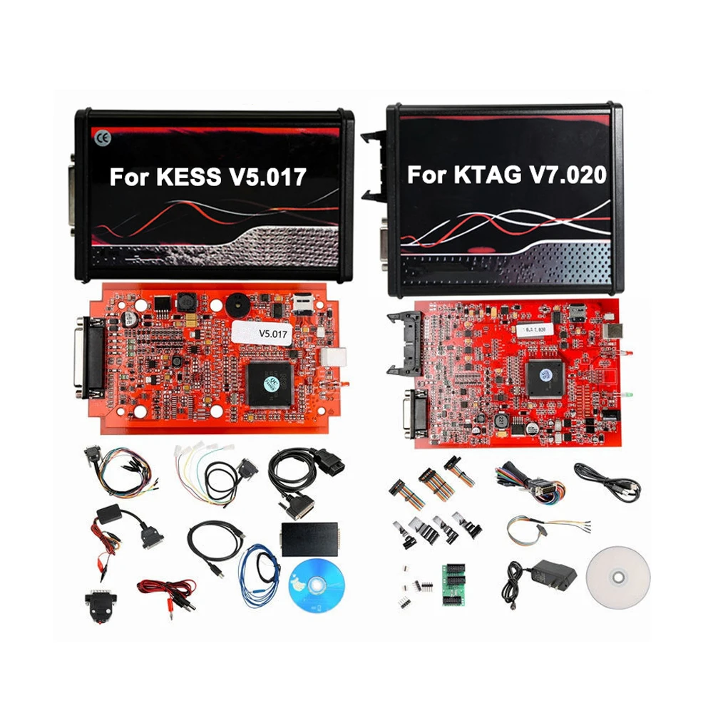 OBD ECU Programmer Tool For KTAG V7.020 KESS V5.017 EU Version OBD2 ...