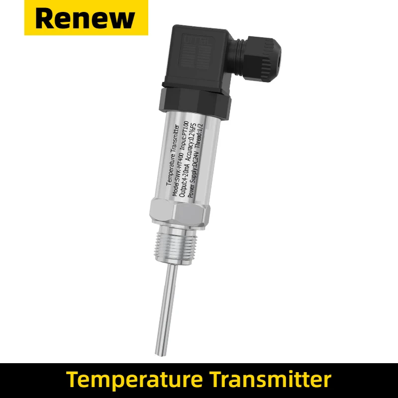 Temperature-Transmitter-PT100-Thermistor-Temperature-Transducer-4-20mA ...