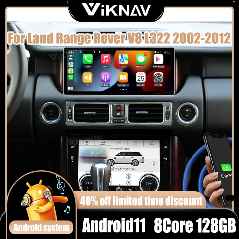 Android-Auto-Car-Radio-Video-Player-For-Land-Range-Rover-V8-L322-2002 ...