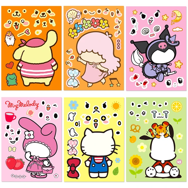 Hello Kitty Kuromi Face