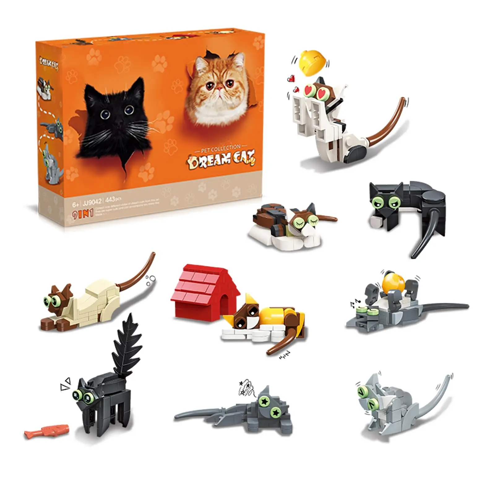 Cute-Pet-Cat-Building-Blocks-Creative-Mini-Animal-Model-Bricks-Desktop ...