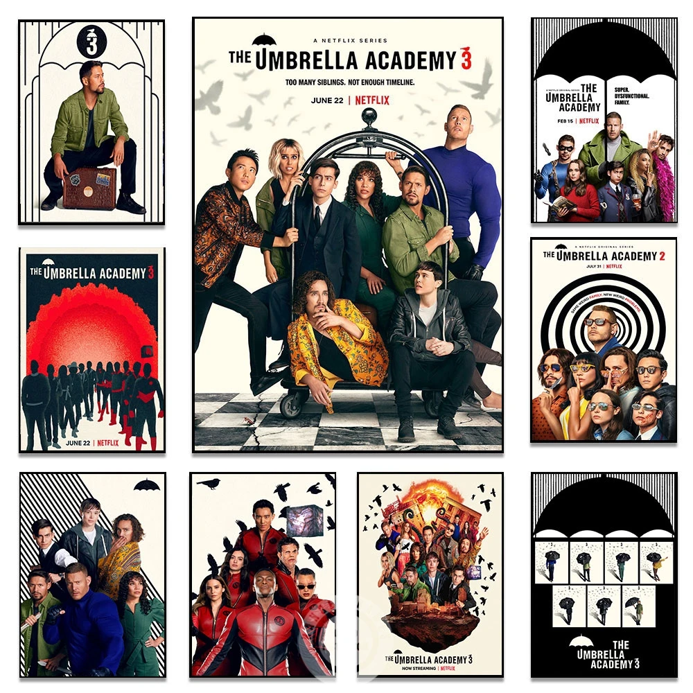 Umbrella Academy Season 3 Poster | Decoration Umbrella Academy | Tv ...