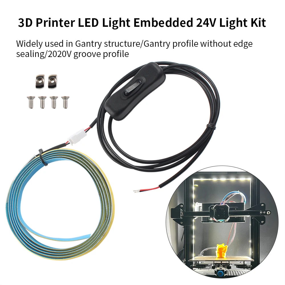 3D-Printer-LED-Light-Bar-Strip-Embedded-Light-Kit-24V-for-Ender-3 ...