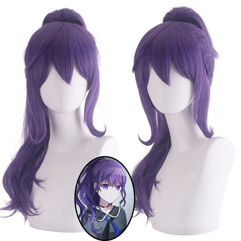 Asahina Mafuyu Cosplay Wig Project Sekai Colorful Stage! Purple Curly ...
