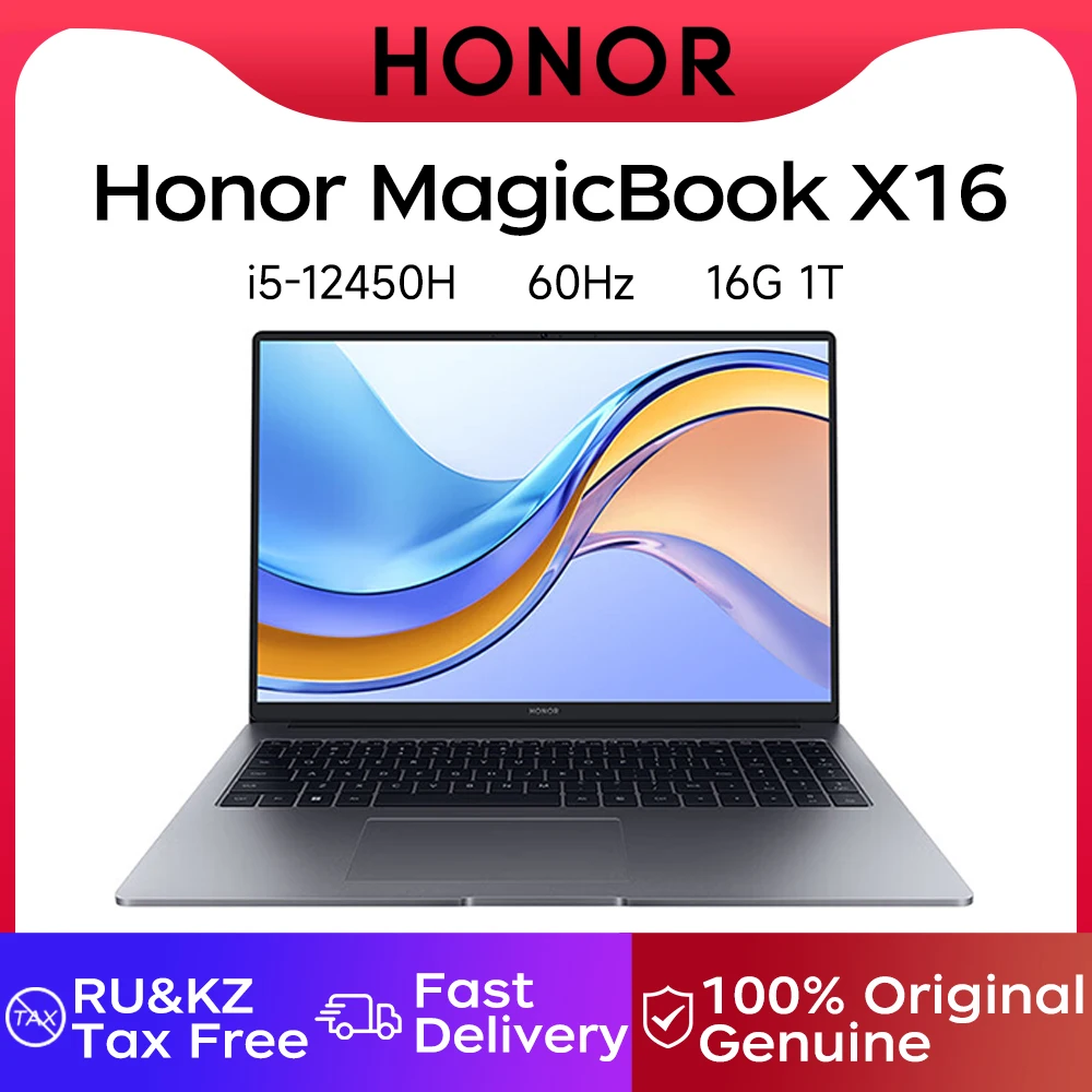 Honor-Laptop-MagicBook-X-16-16-inch-2023-12th-Gen-Core-i5-12450H-16GB ...