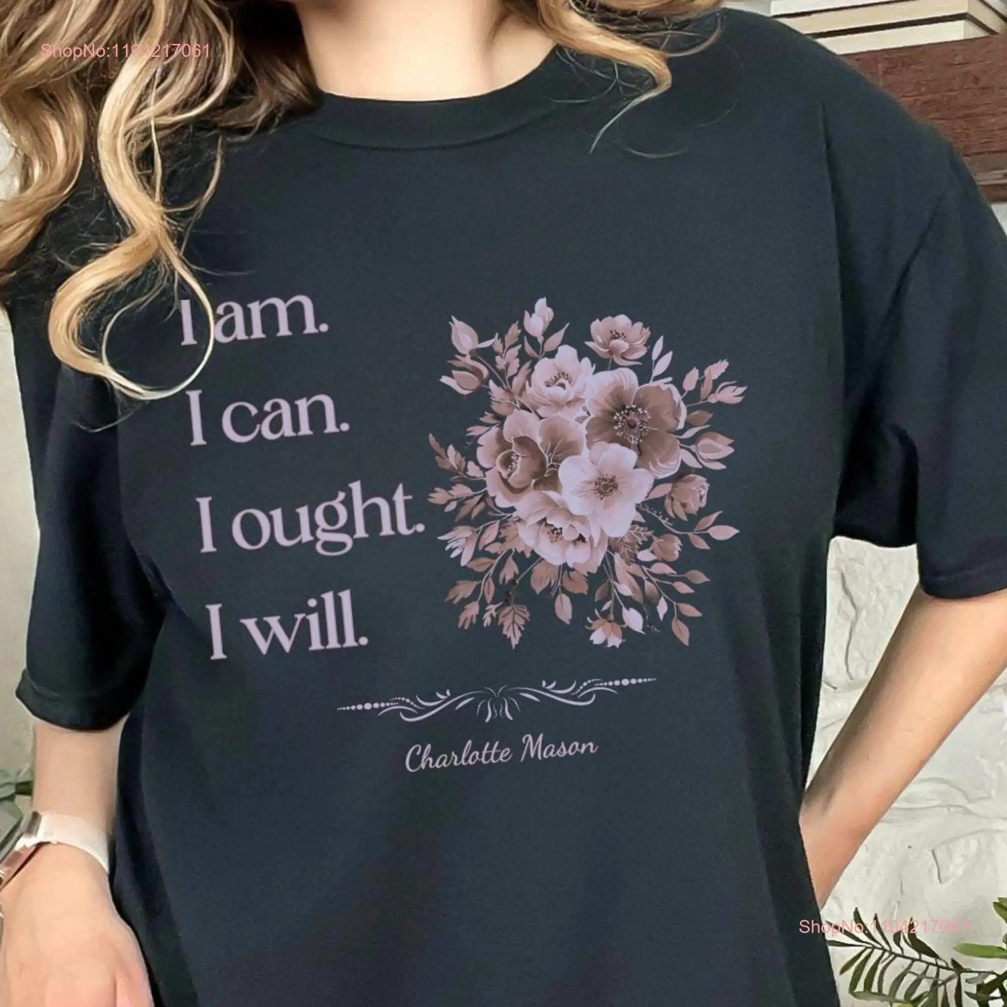 Charlotte-Mason-Homeschooling-Comfort-Color-T-Shirt-Preppy-Pink-Floral ...