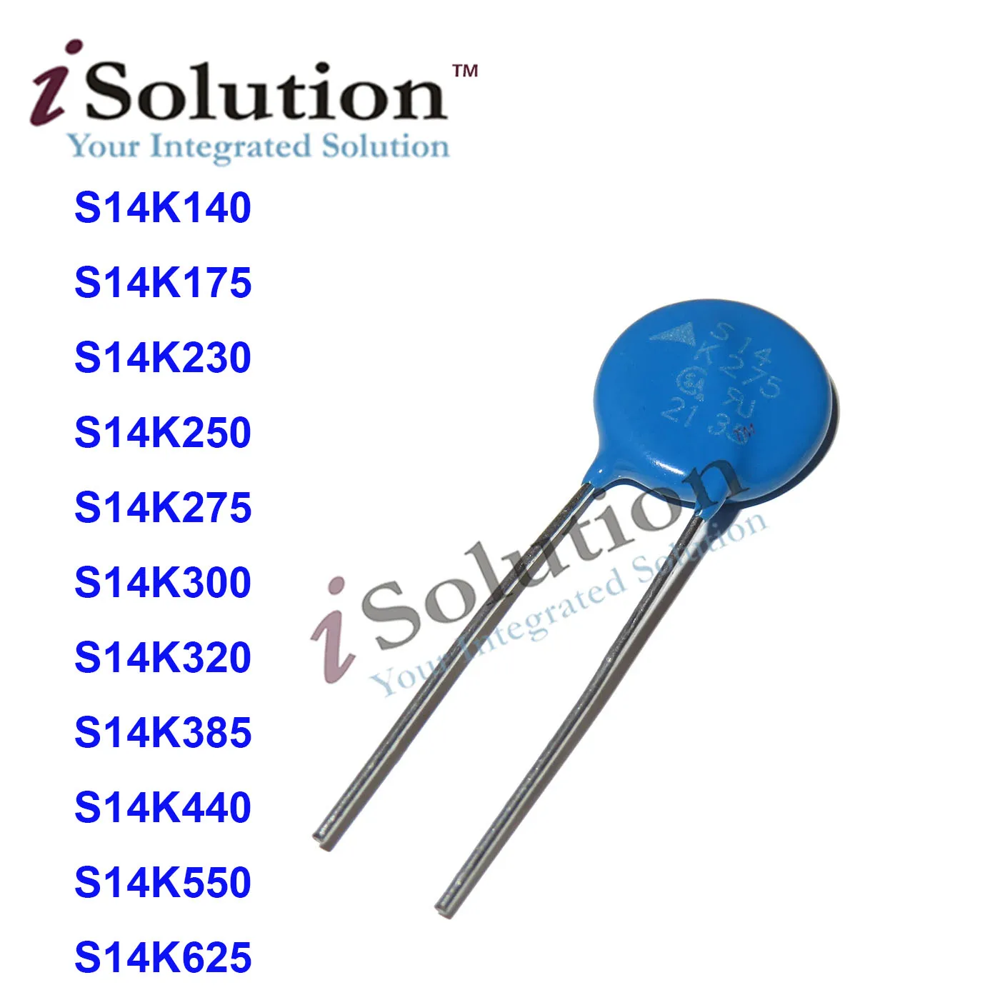 10pcs-New-and-Original-14mm-Varistor-S14K140-S14K175-S14K230-S14K250 ...