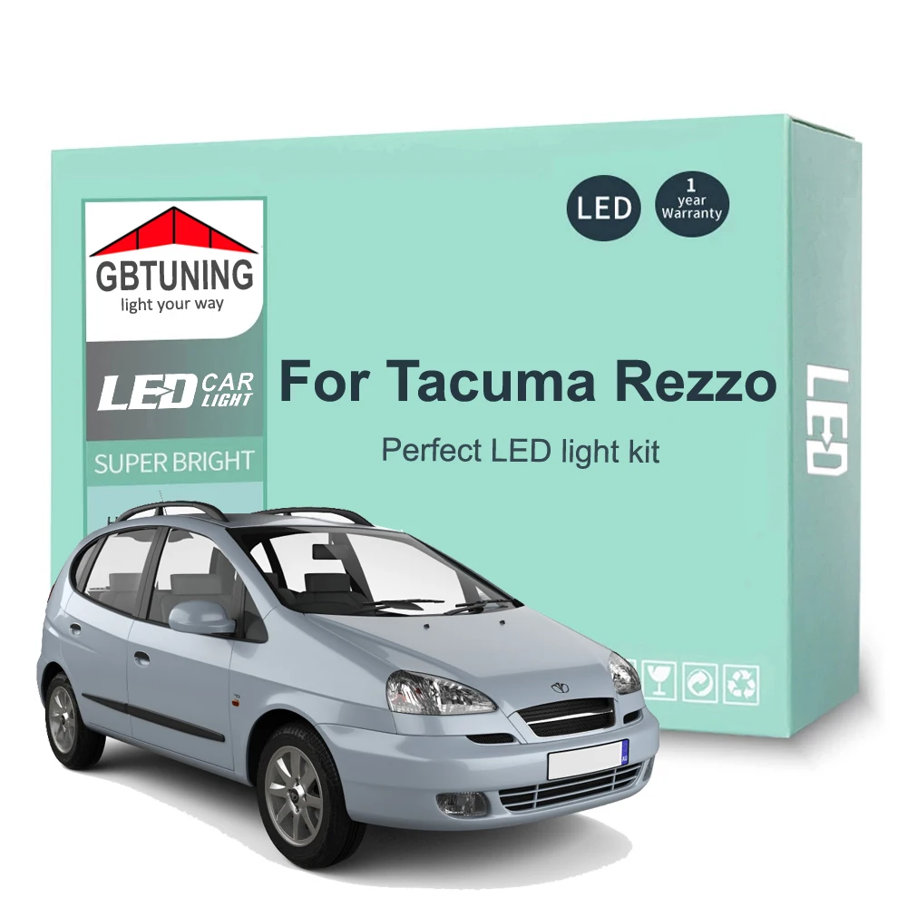 10Pcs-LED-Interior-Light-Bulb-Kit-For-Daewoo-Tacuma-Rezzo-2000-2001 ...