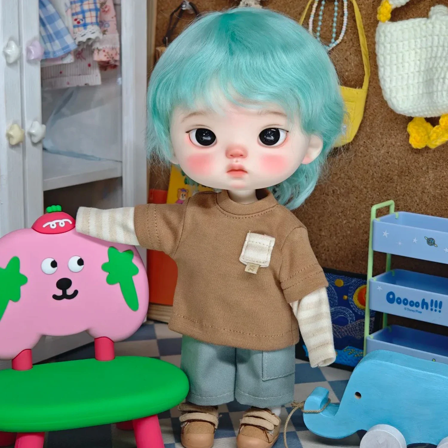 PreOrder TUD Bjd Doll 1/6 Nude Doll Anime Little Fat Face Expression ...