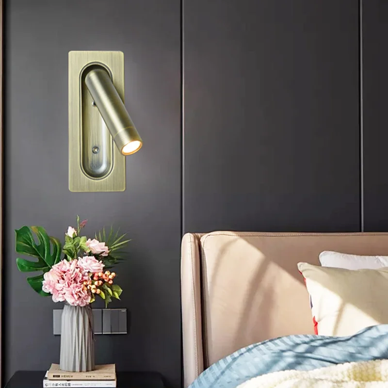 modern style light gooseneck bed head lamp dining room sets glass wall ...