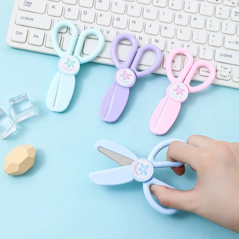Kawaii-Mini-Portable-Scissors-Round-Head-Children-Craft-Stationery ...