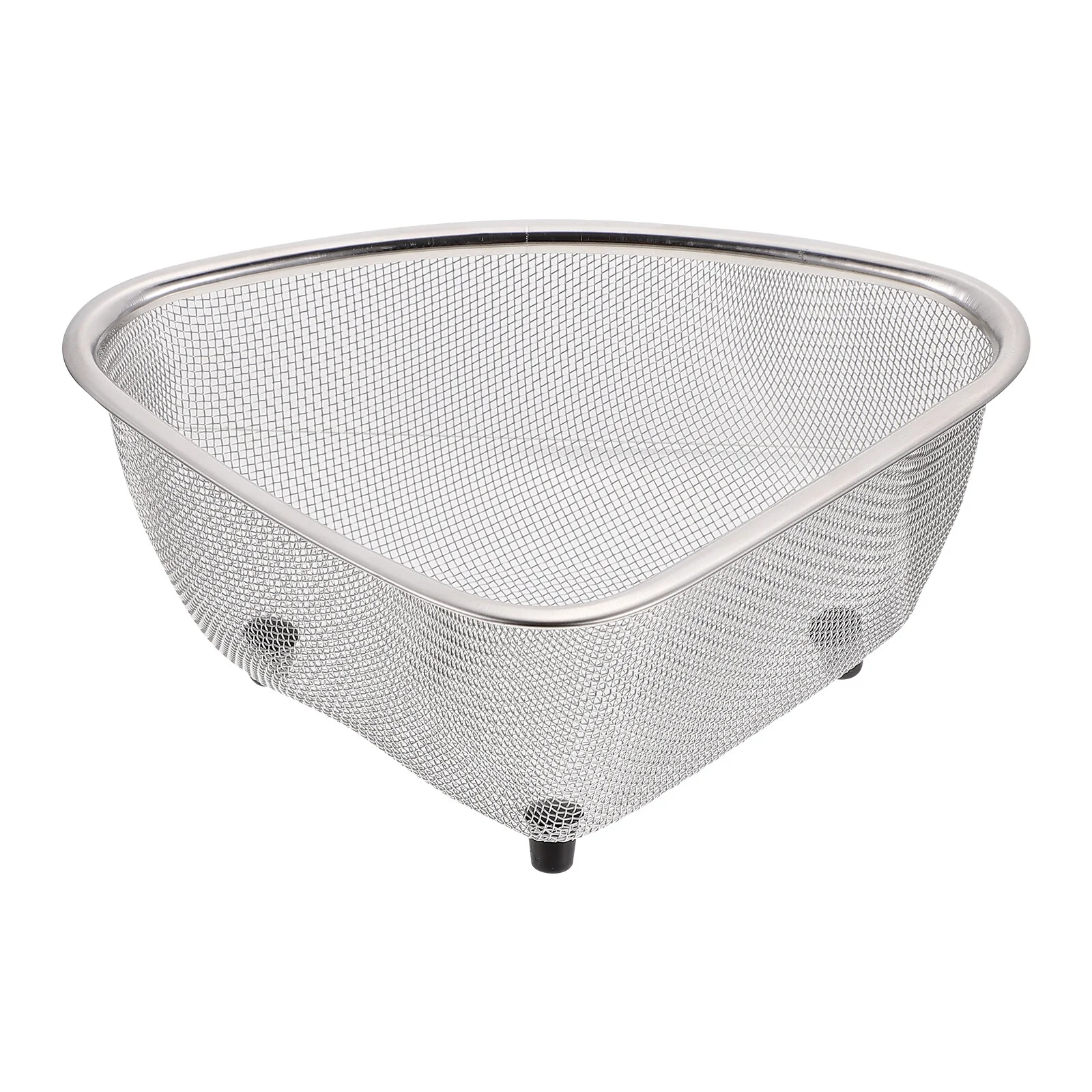 Triangular-Trash-Basket-Vegetable-Washing-Dish-Drying-Rack-Fine-Mesh ...