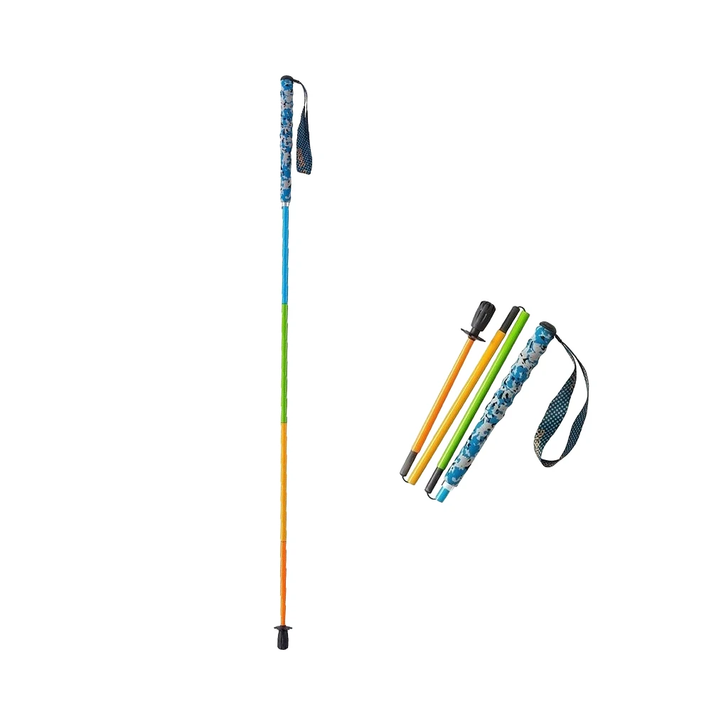 New 5 Section Colored Ultra Light Trekking Poles Folding Trekking Poles ...