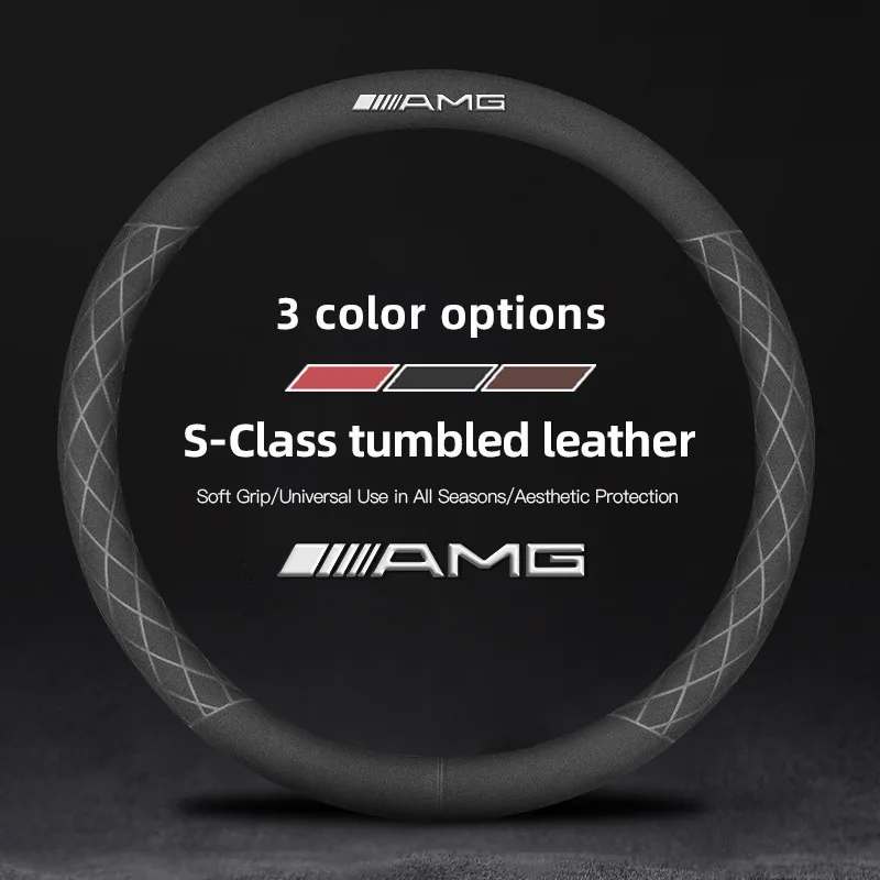 Non-Slip-Breathable-Suede-Car-Steering-Wheel-Covers-Protection-For ...