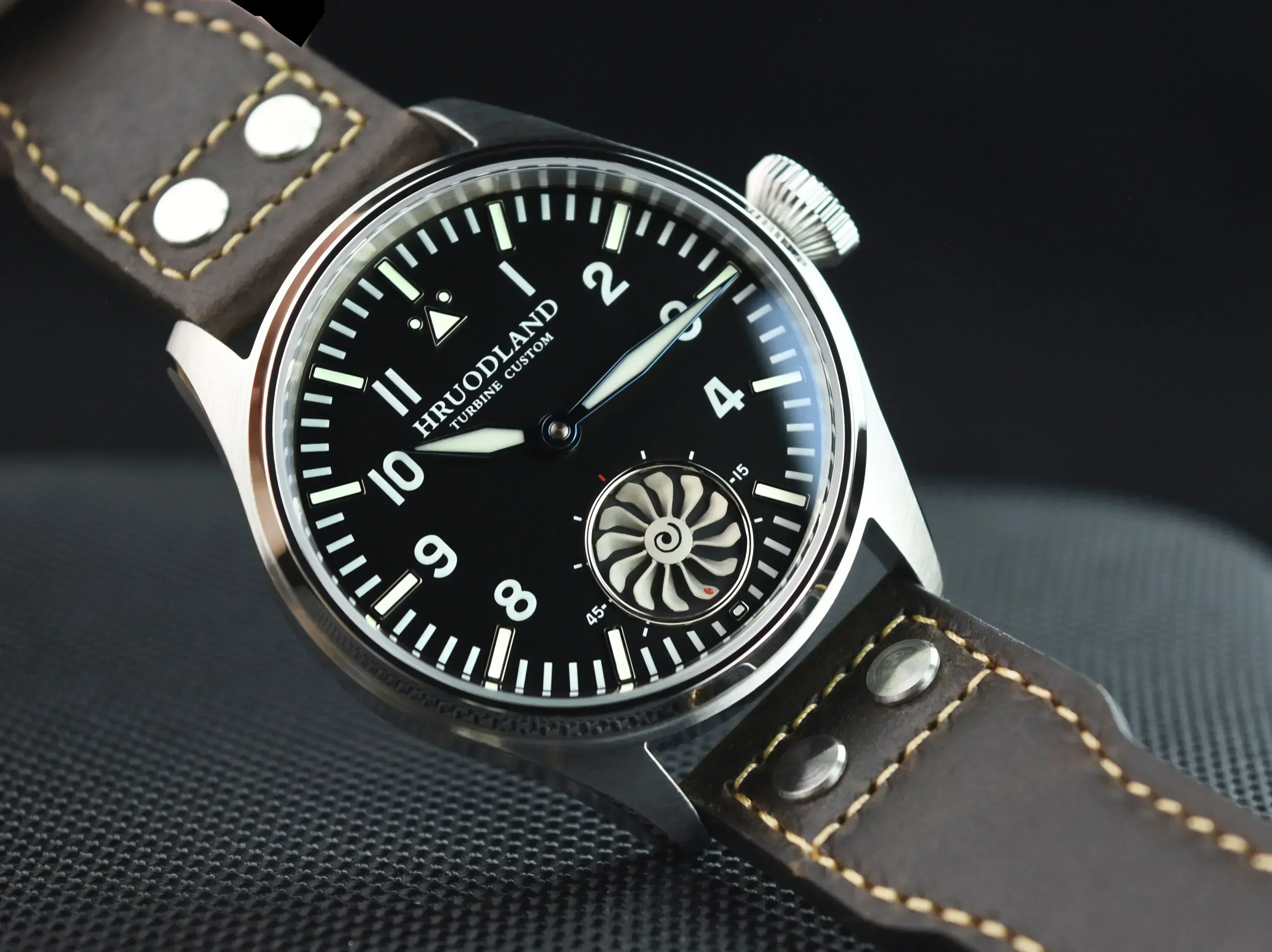 Hruodland-Turbine-Custom-Pilot-Watch-For-Men-ST3620-Movement-Mechanical ...