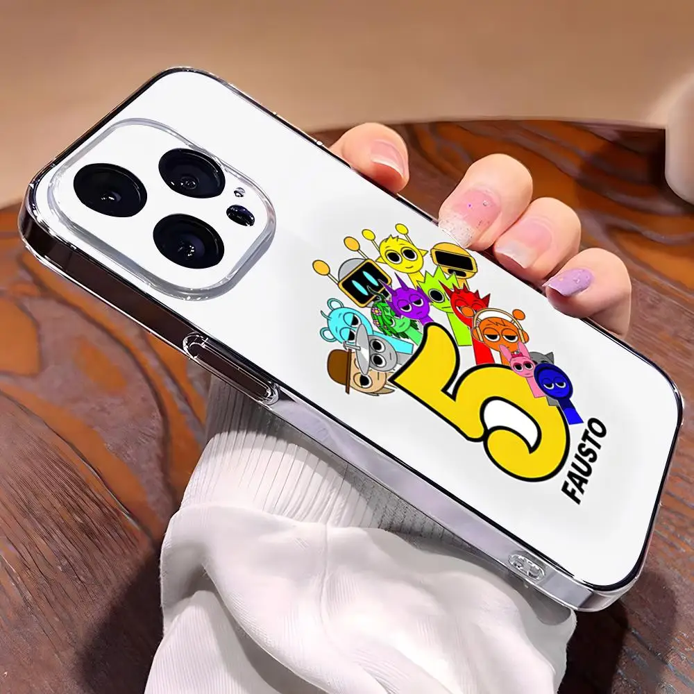 Cartoon S-Sprunkis Game Phone Case For IPhone 17 Pro Max 16 15 14 Pro ...