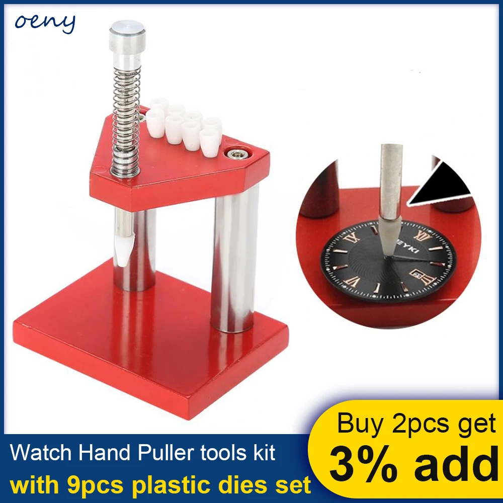 Watch-Hand-Plunger-Puller-Remover-with-9pcs-Plastic-Dies-Set-Watch ...