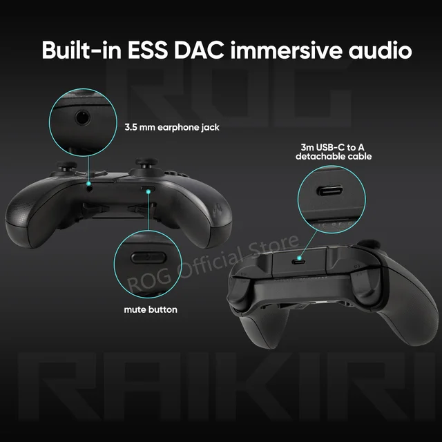 Orginal ASUS ROG Raikiri Wired Gamepad Game Controller for Xbox Series ...