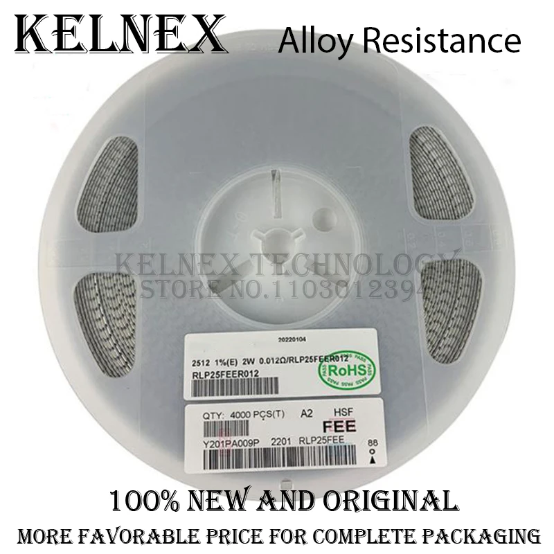 4000PCS-a-roll-of-2512-SMD-Alloy-Resistor-2W-1-Resistors-R001-R002-R003 ...
