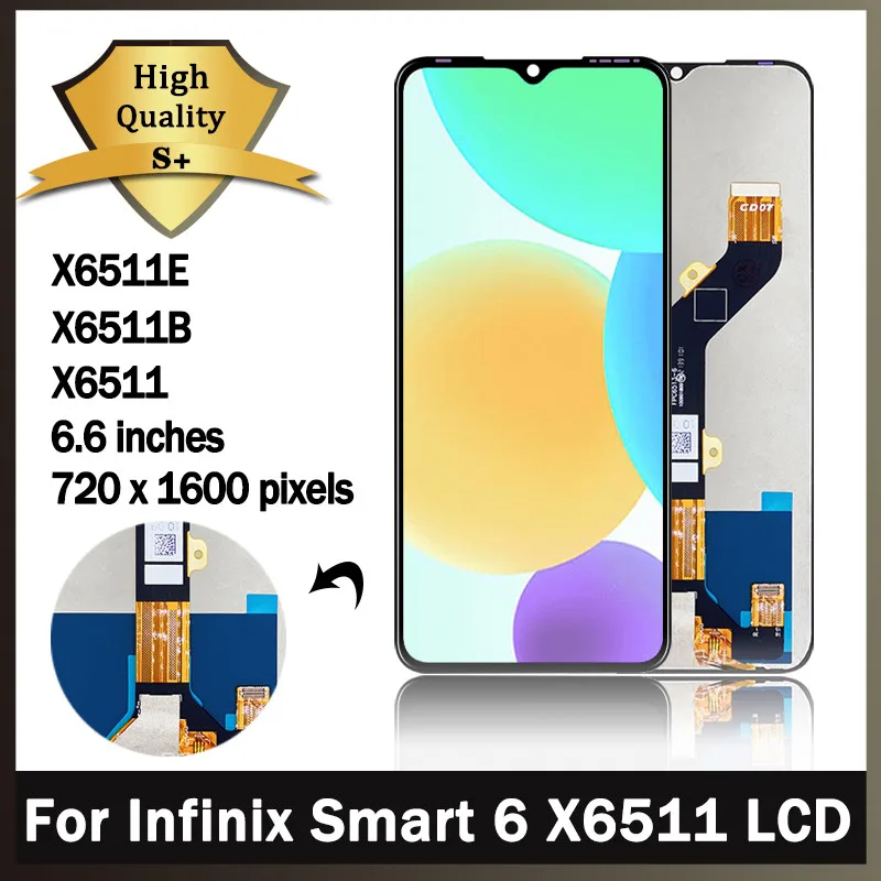 100-Test-For-Infinix-Smart-6-LCD-Display-Touch-Screen-Digitizer-Panel ...