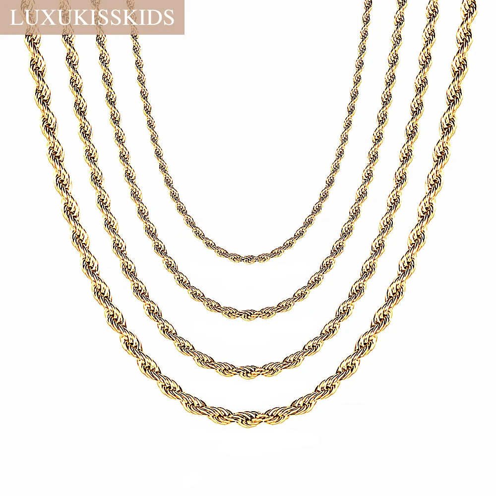 Stainless Steel Singapore Rope | Stainless Steel Twist Chains - 2/3/4 ...