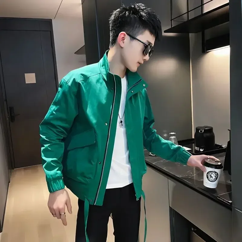 Male Coats Slim Fit Trendy Clothing Fashion 2025 New In High Quality ...
