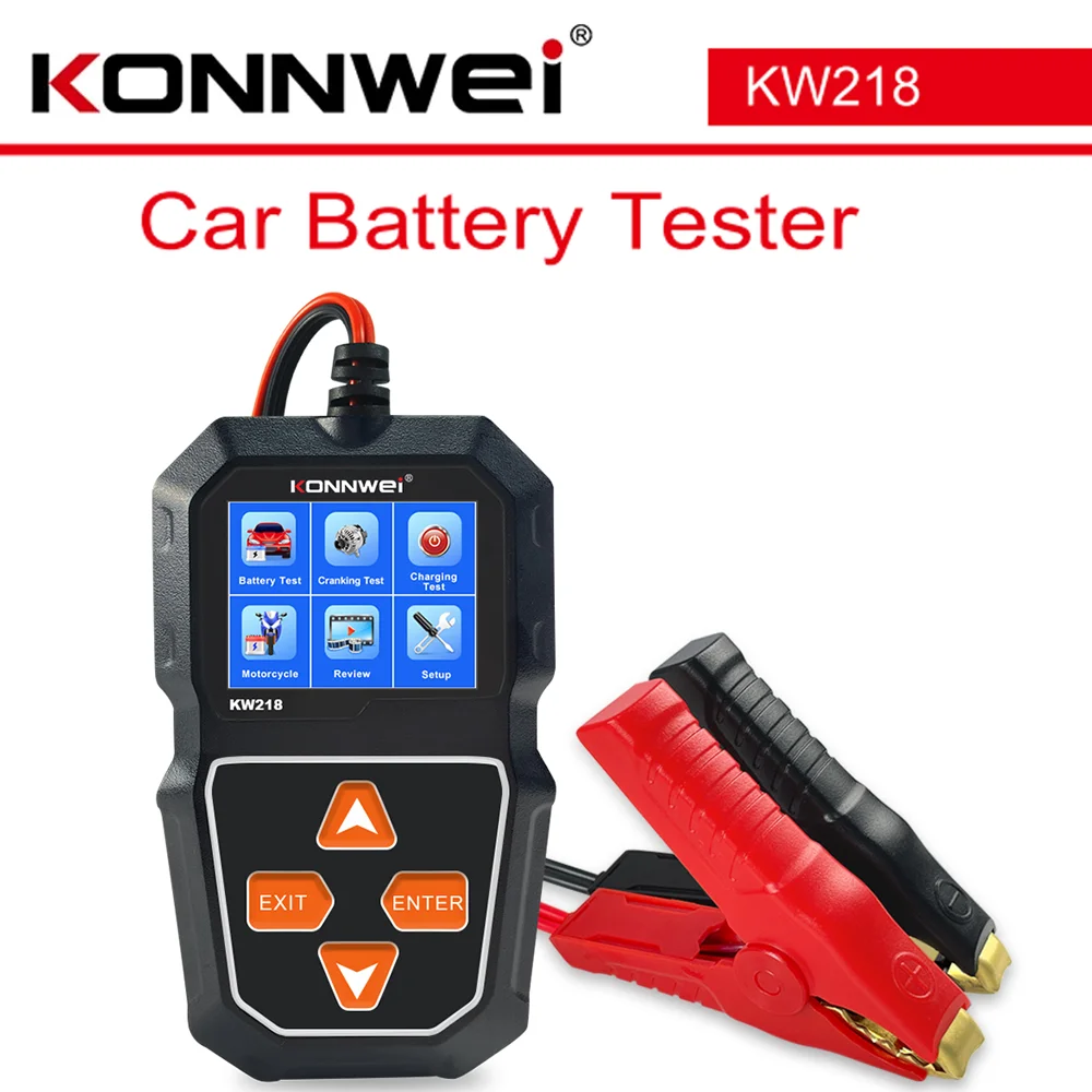 KONNWEI-KW218-6V-12V-Car-Motorcycle-Battery-Tester-100-to-2000CCA ...
