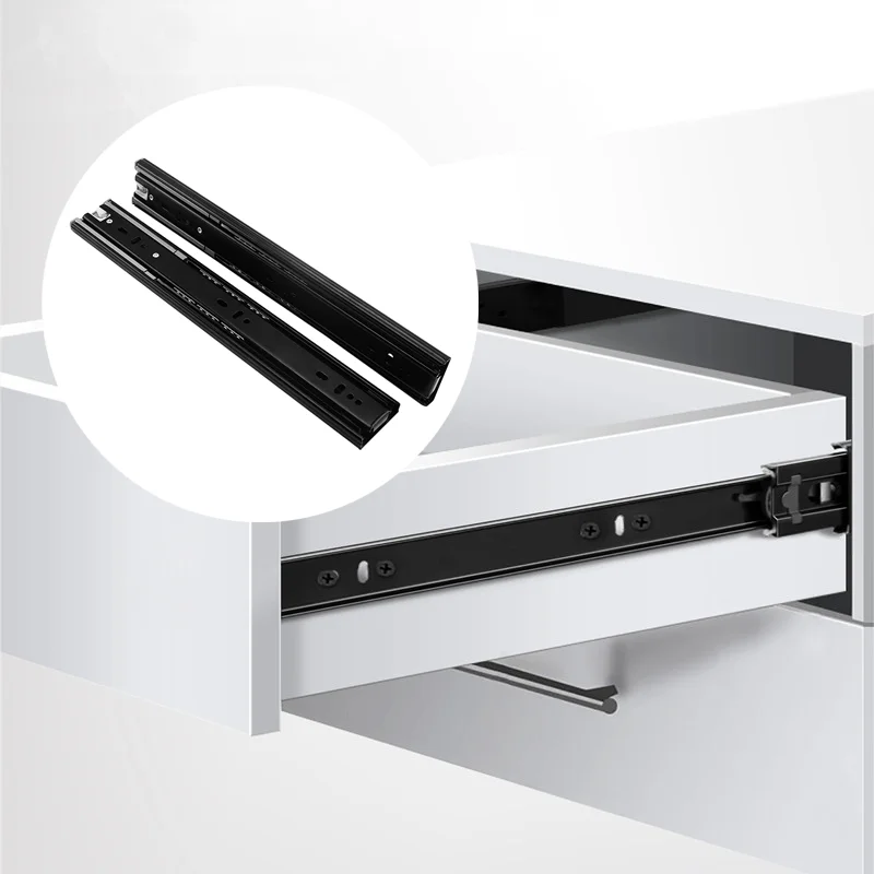 Push-to-Open-Drawer-Slides-Full-Extension-Handleless-Side-Mount-Ball ...