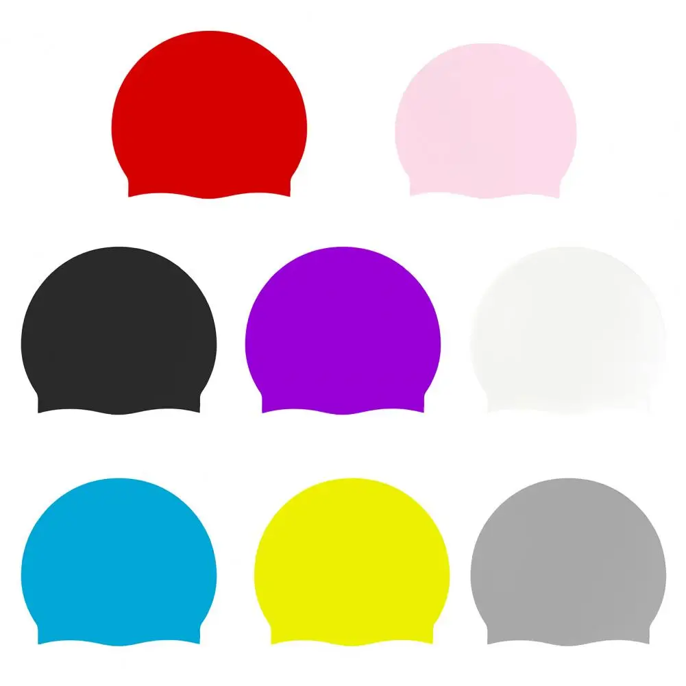 Swimming-Cap-Silicone-High-Elasticity-Suture-Tightly-Non-slip-Ultrathin ...