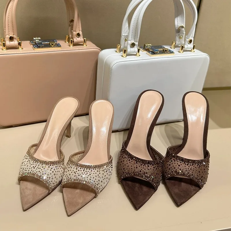 2024-NewSummer-European-and-American-Style-Pointed-Crystal-Diamond-Open ...