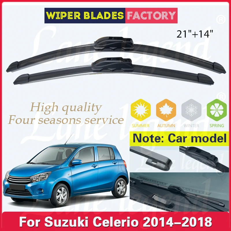 Car-Wiper-Blades-For-Suzuki-Celerio-2014-2015-2016-2017-2018-Windshield ...