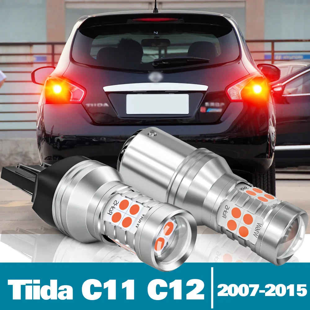 2pcs-LED-Brake-Light-For-Nissan-Tiida-C11-C12-Accessories-2007-2008 ...