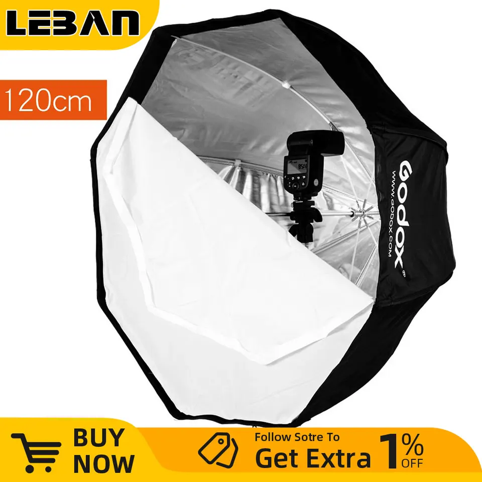 Softbox Octogonal Godox 120cm Softbox Octagonal Godox 120cm - Con ...