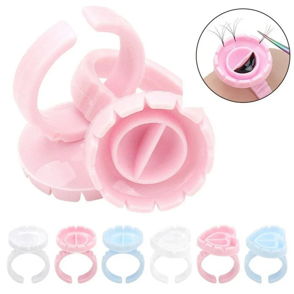Wholesale-50-100Pcs-Disposable-Eyelash-Glue-Fan-Cup-Rings-Holder-Container-Tattoo-Pigment ...