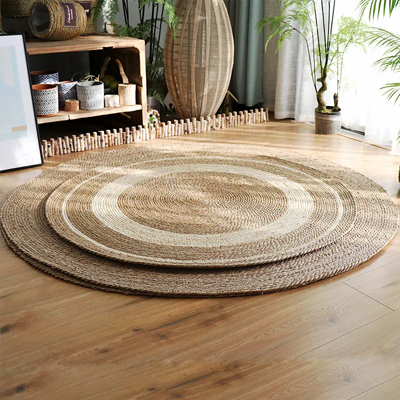 Vine-woven-cattail-woven-carpet-floor-mat-shop-living-room-bedroom ...