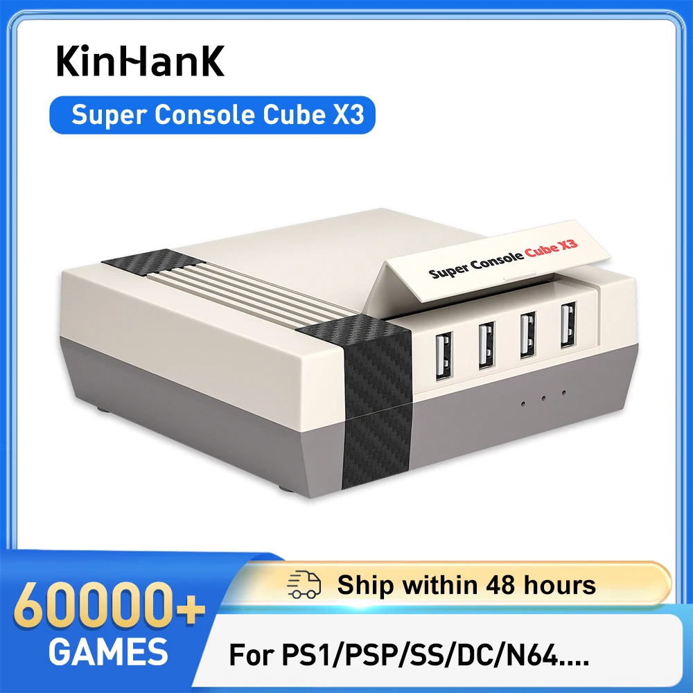 KINHANK-Super-Console-Cube-X3-Retro-Video-Game-Console-60000-Games ...