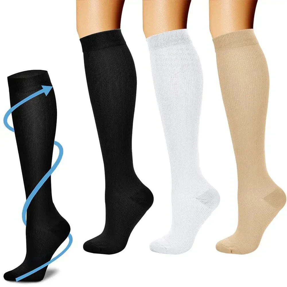 3-Pairs-Varicose-Vein-Socks-Medical-Nurses-Pregnancy-Anti-Fatigue ...
