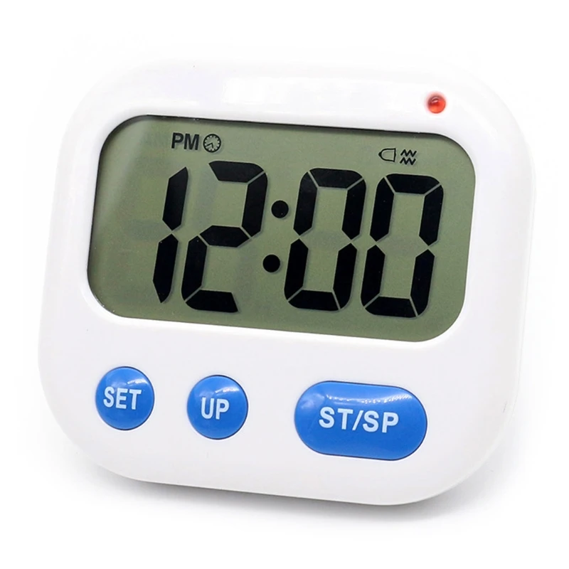 Alarm-Clock-Digital-LCD-Vibration-Clock-Battery-Operated-Modern ...