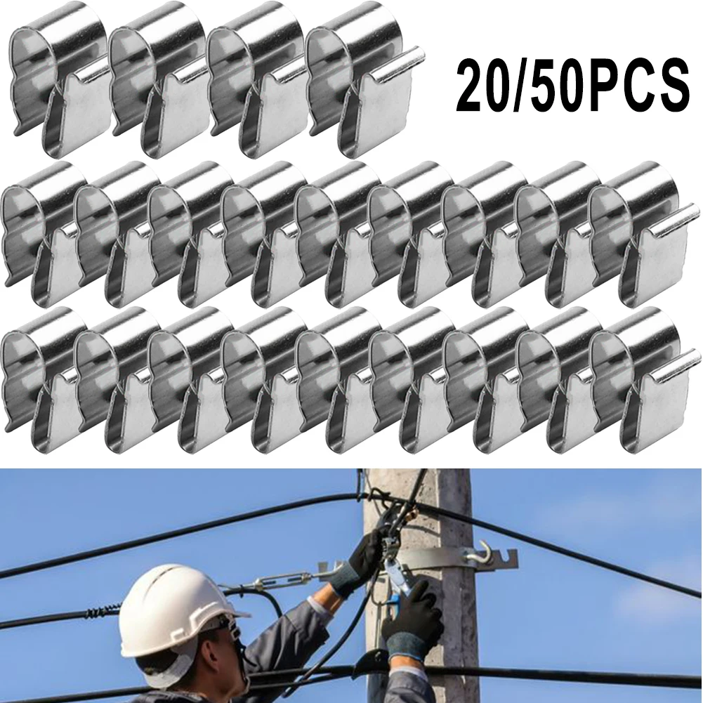 20-50pcs-Stainless-Steel-Solar-PV-Cable-Clip-Clamp-For-2x6mm-PV-Solar ...