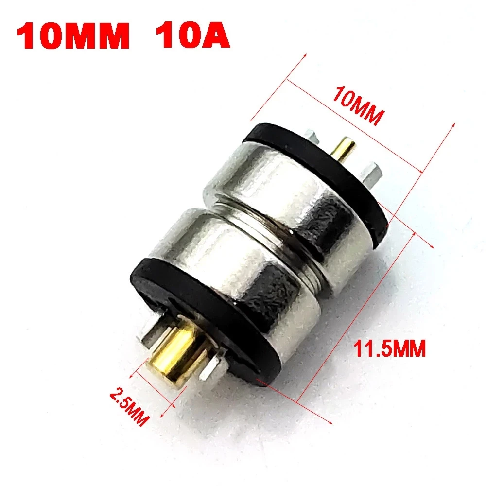 Generic 2pin 10a High Current Magnet Suction Spring Pogo Pin Connector ...