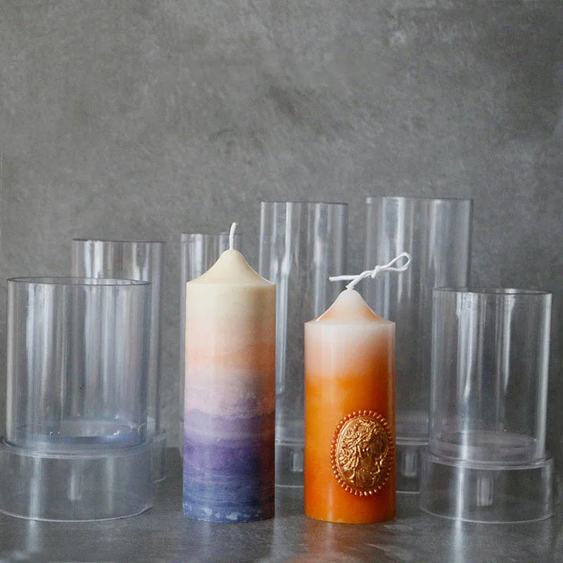 Geometric-Cylindrical-Candle-Mold-Acrylic-Mould-DIY-Aromatherapy-Candle ...