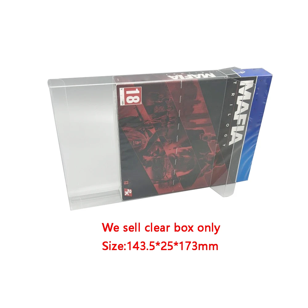 Clear-PET-cover-Case-For-PS4-mafia-trilogy-video-game-console-storage ...